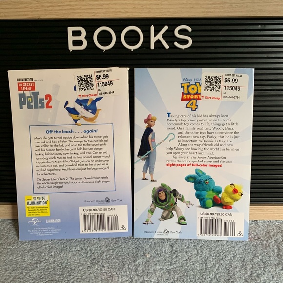 random house | Toys | 25 Junior Novelization Books Toy Story 4 The ...